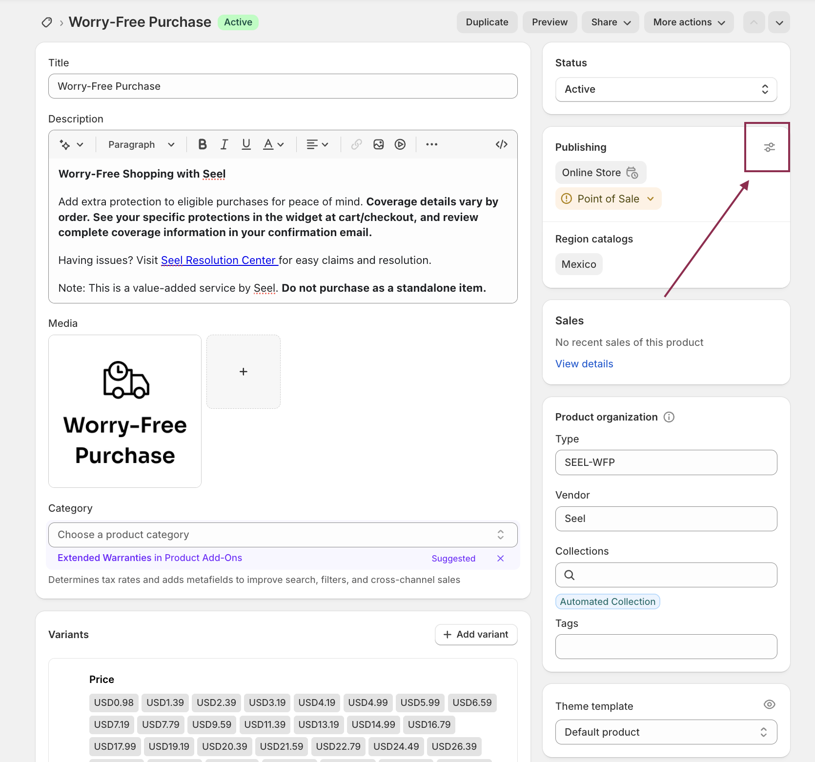 Installing Seel Protection Widget for checkout – Seel